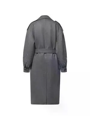 THE FRANKIE SHOP Belted Double-breasted Coat