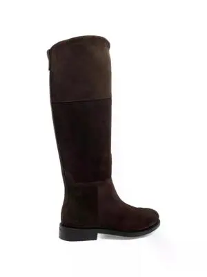 FABI Round-toe Suede Boots