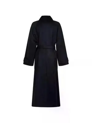 KAOS Belted Long-sleeve Wrap Coat