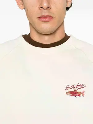 IN THE BOX Graphic-print Raglan-sleeve Sweatshirt