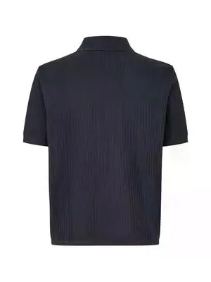 Samsøe Samsøe Sajase Ribbed-knit Polo Shirt
