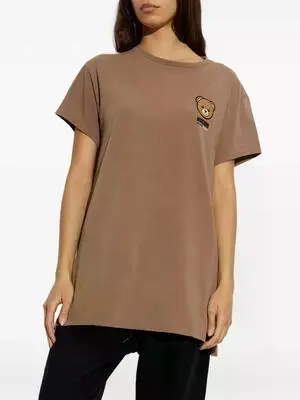 Moschino Teddy Bear Patch T-shirt - Brown