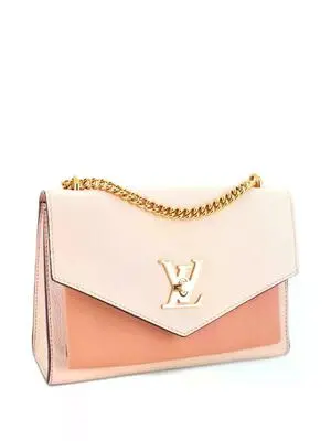 LOUIS VUITTON Mylockme Handbag Leather Bb Crossbody Bag