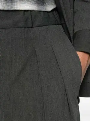 HEVO Pleated Wide-leg Trousers