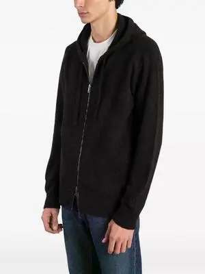 ROBERTO COLLINA Zip-up Knit Hoodie