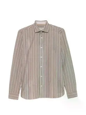 Fil Noir Long-sleeve Shirt - Brown