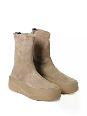 VIC MATIE F04 Creepy Suede Platform Ankle Boots