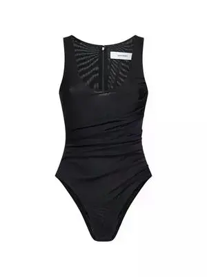 Alex Perry Singlet Mesh Bodysuit - Black