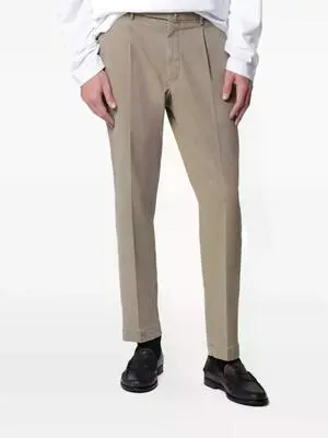 SANTANIELLO Arechi Pleated Trousers - Neutrals