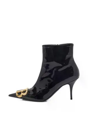 Balenciaga Bb Logo-plaque Ankle Boots