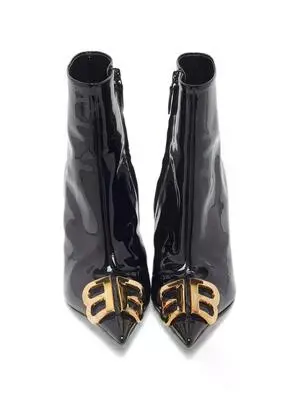 Balenciaga Bb Logo-plaque Ankle Boots