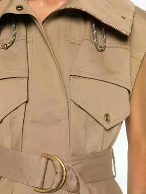 Zimmermann Belted Sleeveless Mini Dress