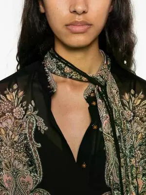 Zimmermann Clash Pussy-bow-collar Shirt