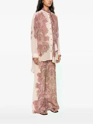 Zimmermann Clash Pussy-bow-collar Shirt