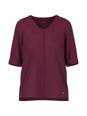 MARCCAIN V-neck Short-sleeve T-shirt - Red