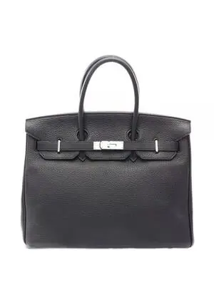 Hermès 2009 Birkin 35 Shoulder Bag - Black
