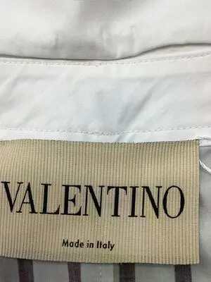 Valentino Garavani Striped Bow Shirt Dress