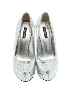 Dolce & Gabbana Python-embossed Platform Pumps