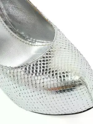 Dolce & Gabbana Python-embossed Platform Pumps
