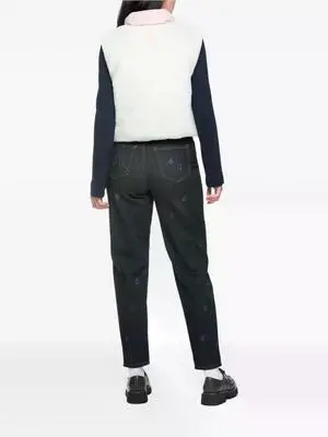 MARCCAIN Floral-embroidered Jeans - Black