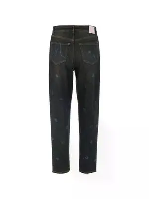 MARCCAIN Floral-embroidered Jeans