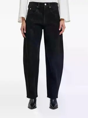 MARANT ETOILE Belky Crackle-effect Jeans