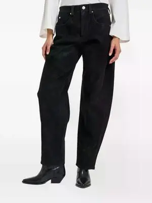 MARANT ETOILE Belky Crackle-effect Jeans