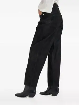 MARANT ETOILE Belky Crackle-effect Jeans