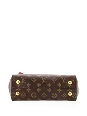 LOUIS VUITTON Cluny Top Handle Bag Monogram Canvas Bb Satchel