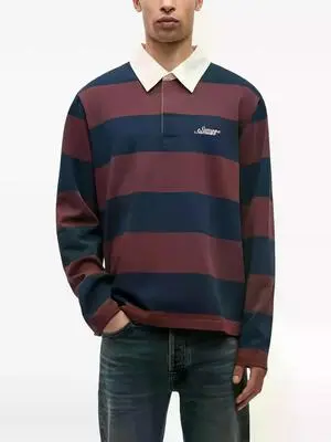 Samsøe Samsøe Sakevin Striped Long-sleeve Polo Shirt