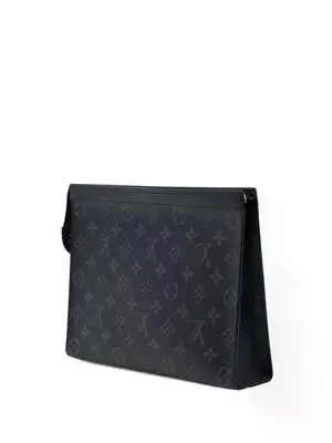 LOUIS VUITTON 2020 Monogram Eclipse Pochette Voyage Mm Clutch Bag