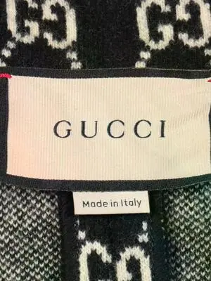 Gucci Gg Supreme-jacquard Cape Coat