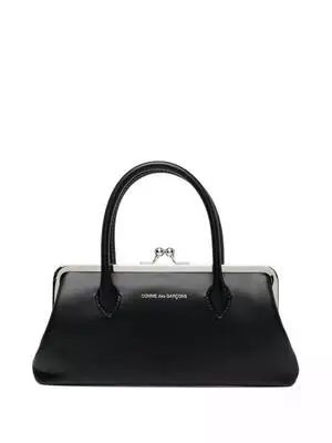 Comme Des Garçons Large Logo-print Wallet - Black