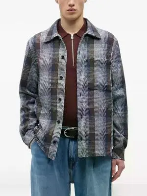 Samsøe Samsøe Sataka Check Shirt Jacket - Grey