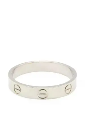 Cartier 2010s Mini Love Ring - Silver