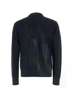 Moncler Logo-patch Wool Sweater - Blue