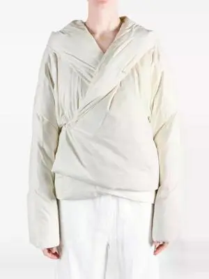 TAIGA TAKAHASHI Hooded Wrap-front Jacket