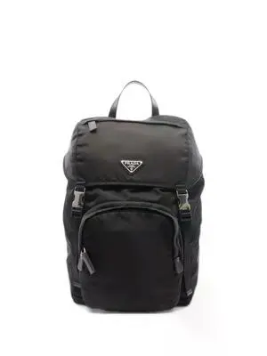 Prada 2010s Triangle-plaque Backpack