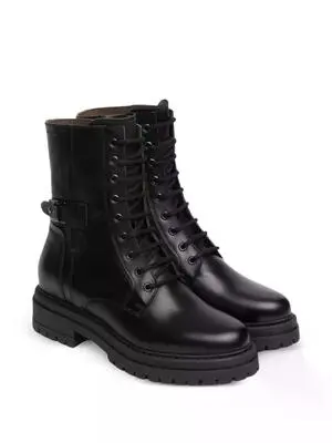 NEROGIARDINI Buckle-detail Lace-up Boots