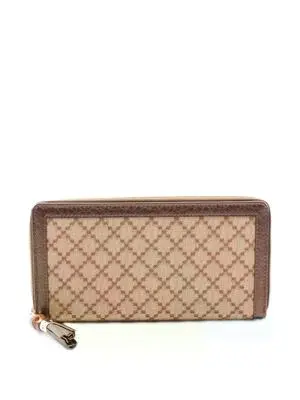 Gucci 2010s Diamante Bamboo Wallet - Neutrals