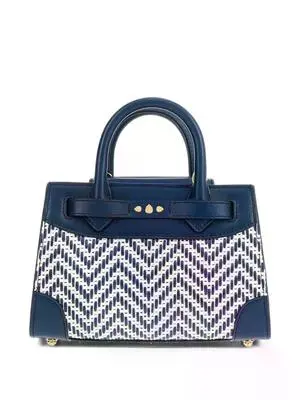 Tyler Ellis 20 Winnie Wicker Tote Bag