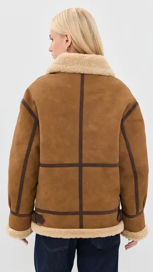 DUNST B-3 Faux Suede Jacket