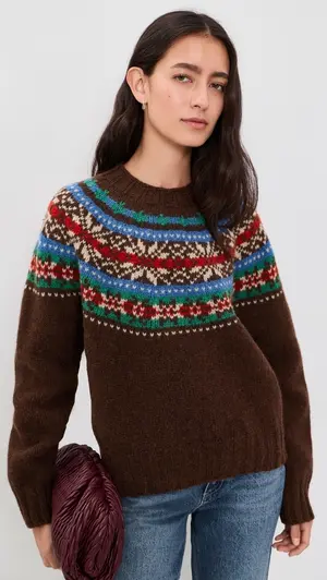 Howlin' Living In The Light Fair Isle Pullover