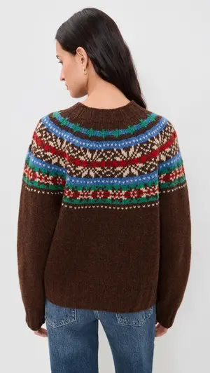 Howlin' Living In The Light Fair Isle Pullover