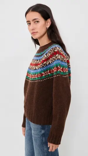 Howlin' Living In The Light Fair Isle Pullover