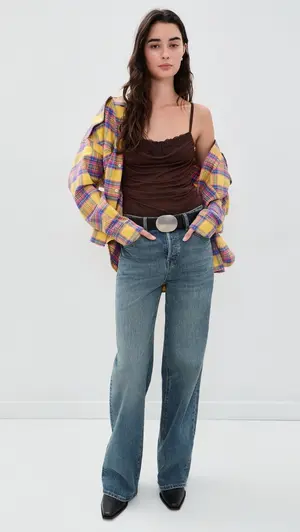 Free People Hard Launch Corset Thong Bodysuit