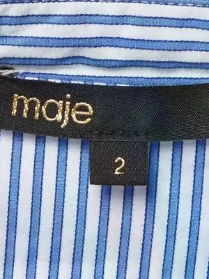 Maje Striped Button-front Shirt