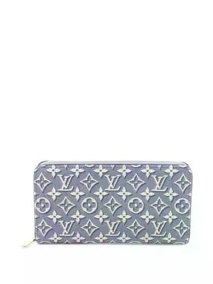 LOUIS VUITTON Zippy Monogram Long Wallet - Blue