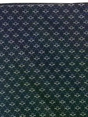 BOSS One Silk Pocket Square With Printed Pattern - Blue