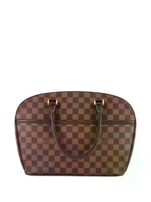 LOUIS VUITTON Sarria Handbag Damier Horizontal Satchel - Brown
